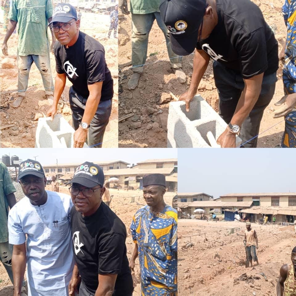 Owode Shopping Complex/Motor Park Takes Shape as Hon Alawode Performs ...